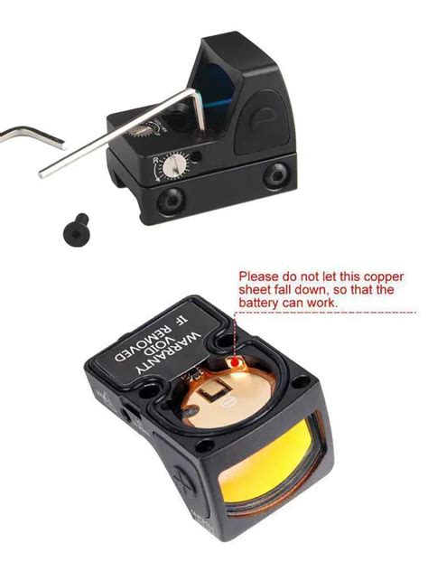 Hd1077 Rmr Micro Red Dot Sight M416gelblaster