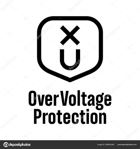 Voltage Protection Vector Information Sign Stock Vector By ©den