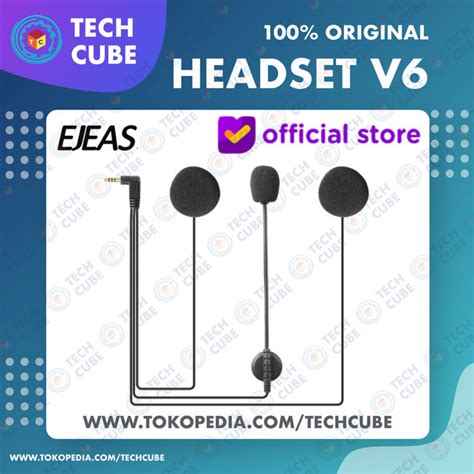 Jual Headset Earpiece Mic Bracket Clip Clamp Intercom Helm Ejeas V4 V6