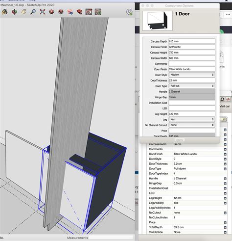 Components Dont Appear In Component Option Window Dynamic