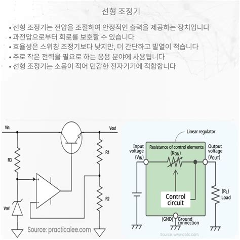 선형 조정기 작동 방식 응용 프로그램 및 장점