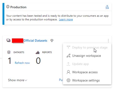 Deployment Pipeline Unable To Deploy From Dev To Microsoft
