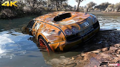 Rebuilding Bugatti Veyron Forza Horizon 5 Gameplay 4k 60fps Youtube