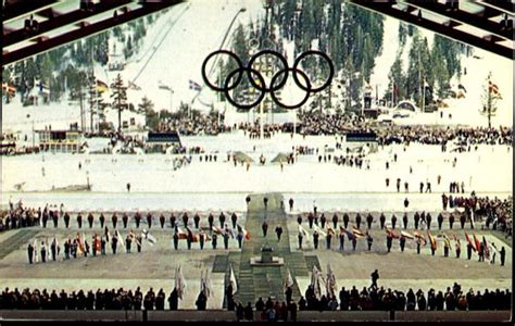 Closing Ceremonies 1960 Viii Winter Olympics Squaw Valley Ca