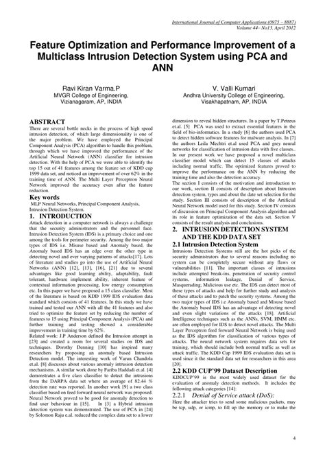 Pdf Feature Optimization And Performance Improvement Of A Multiclass