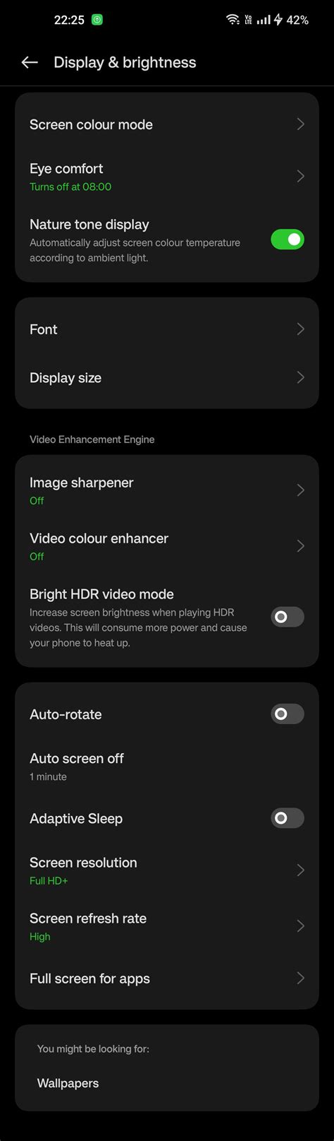 Screen Settings And Update R Oneplus11