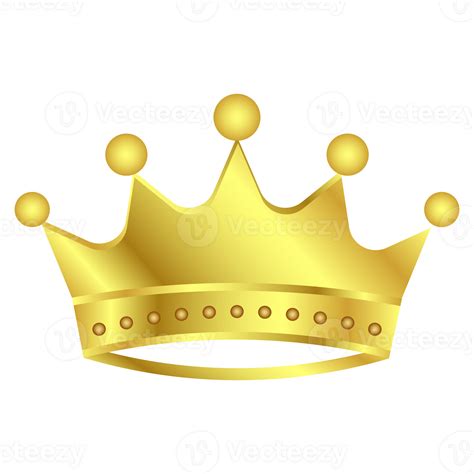 Golden King And Queen Crown Icon Royals Princes Crown Symbol Design