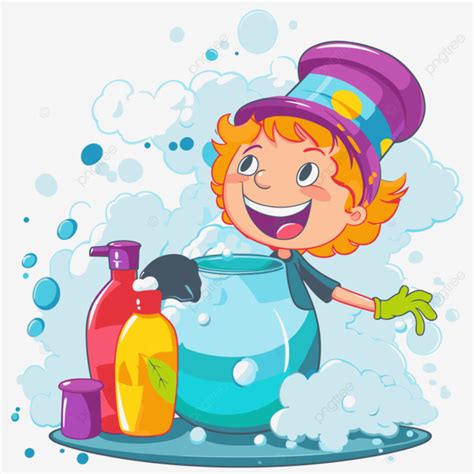Clean Clipart An Animation Clipart Character Cleaning A House And
