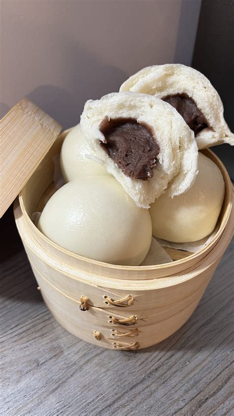 Delicious Red Bean Steamed Buns Recipe 豆沙包 — Pys Kitchen Homemade