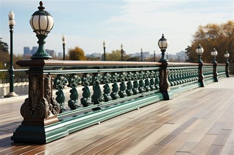 Premium Photo Modular Railing On White Background
