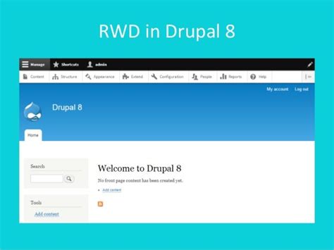 responsive web design and drupal