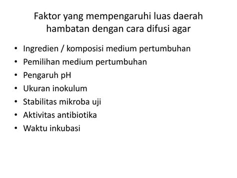 Ppt Kuliah 14 Uji Potensi Antimikroba Powerpoint Presentation Free