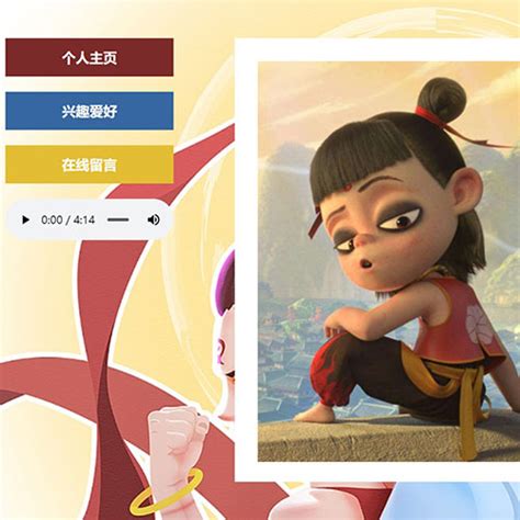 大学生网页设计成品 个人网页制作html网页作业dw简单静态网页