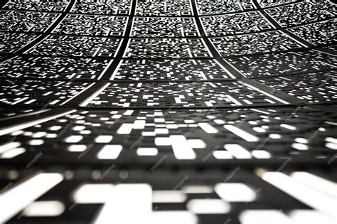 Premium Photo Abstract Qr Code Background Abbreviated From Quick