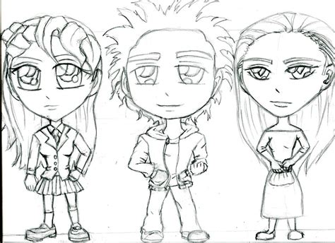 Chibi Three By Gaiadarkstar On Deviantart