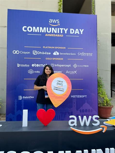 dharti mirani on linkedin awscommunityday bacancytechnology