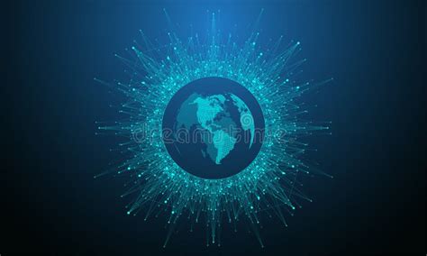 Global Network Connection Concept Social Network Communication In The Global Business Concept