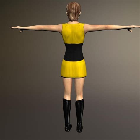 Rigged Sexy Woman 3d Model By Cgtools