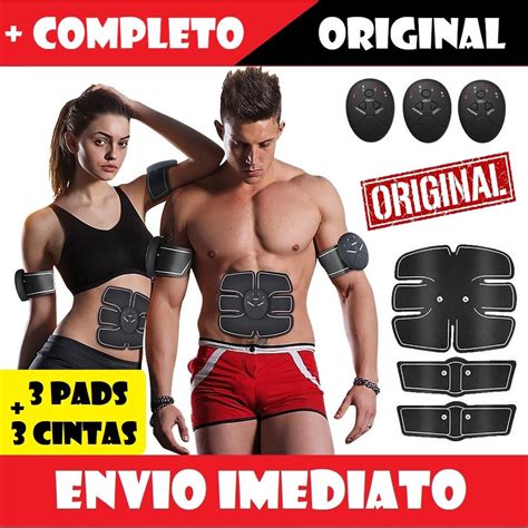 Kit Abs Pro Abdômen Braço Perna Tonificador Muscular Fit Definidor