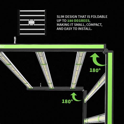 Flexstar Foldable Dimmable LED SE Series Grow Light Cape Canna