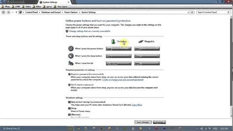 How To Power And Sleep Button And Lid Setting YouTube