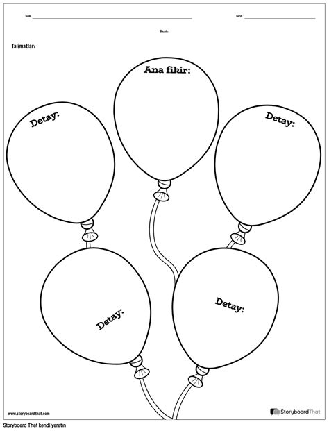 Balon Hikaye Haritası Boş Storyboard Tarafından tr examples
