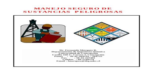 Manejo Seguro De Sustancias Peligrosasbibliotecaesucomexclrcamanejo