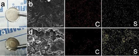 Photographs Of The Cycled Li Anode A With Omnc Interlayer And C