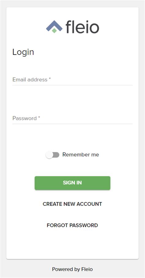 End User Login Form — Fleio 202406 Documentation