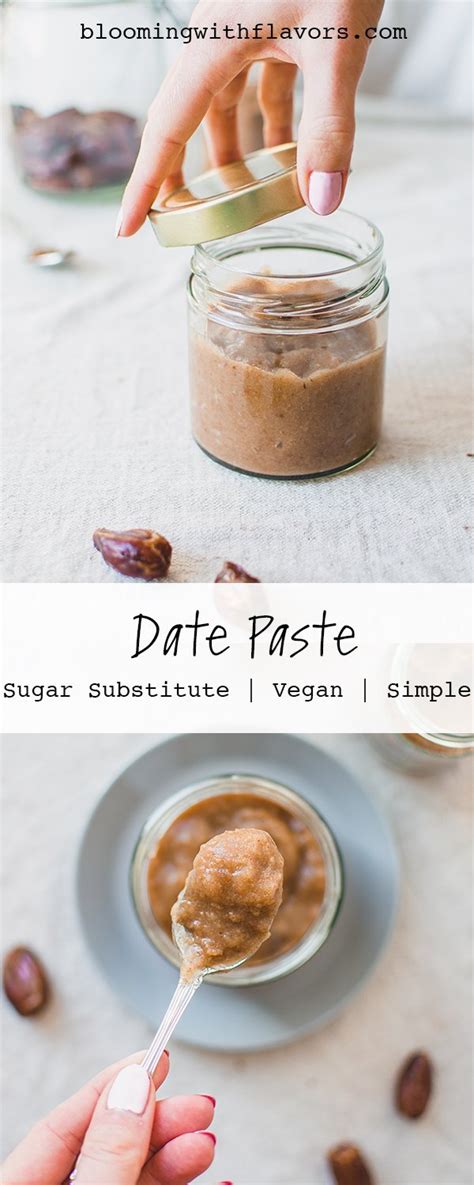 Date Paste Natural Sweetener Bloomingwithflavors Com