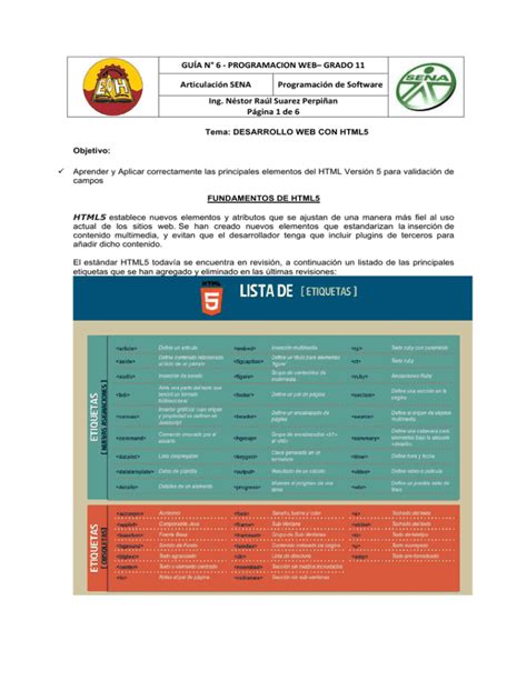 Guia6php Desarrollo Web Html5