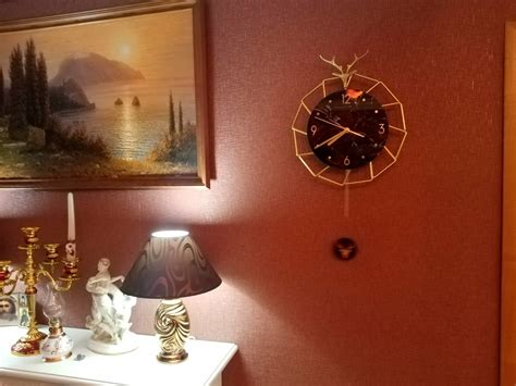 Часы настенные серия Маятник Олень плавный ход 30 х 54 см 7489089 Купить по цене от 1