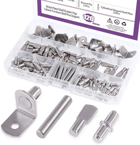 Swpeet Pcs Styles Shelf Pins Kit Top Quality Nickel Plated Shelf Bracket Pegs Cabinet