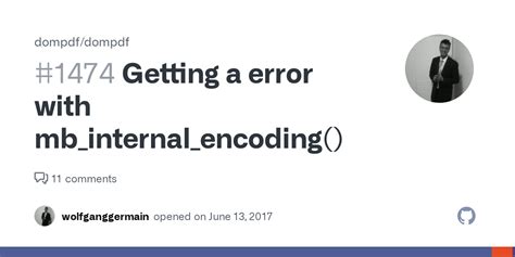 Getting A Error With Mbinternalencoding · Issue 1474 · Dompdf
