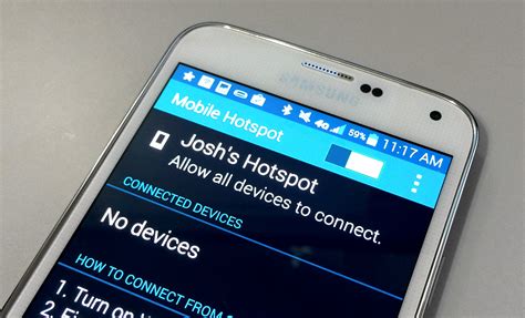 How To Use The Samsung Galaxy S5 As A Personal Hotspot