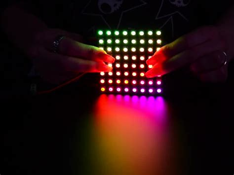 Flexible Adafruit Dotstar Matrix 8x8 64 Rgb Led Pixels Buy In
