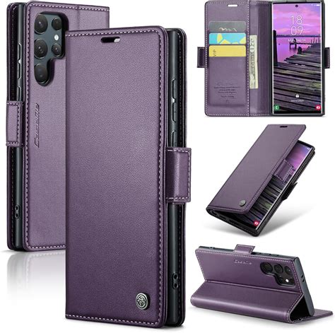 Sinianl Samsung Galaxy S24 Ultra Wallet Case With Rfid