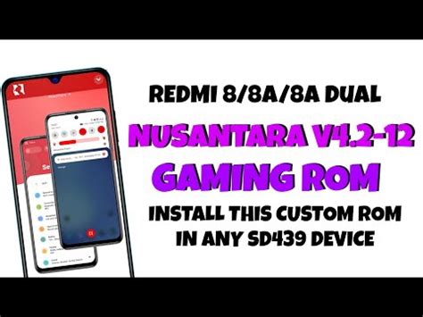 Redmi A A Dual Nusantara Custom Rom Installation Guide Gaming Rom Redmi A Dual All