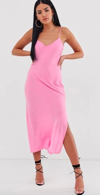 Asos Design Asos Design Satin Cami Maxi Slip Dress
