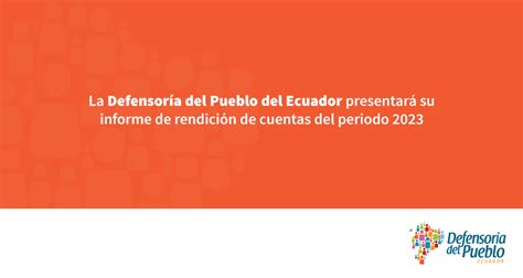 2024 03 26 Web Boletin Rendicion Cuentas Defensoría Del Pueblo