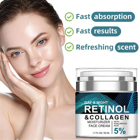 Collagen Retinol Hyaluronic Acid Cream Retinol And Collagen Face Cream