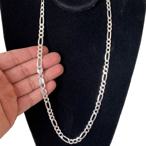 Corrente Masculina Grumet 3x1 De Prata 925 Fecho Lagosta Mercado
