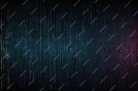 Premium Photo Abstract Binary Code Patterns Background