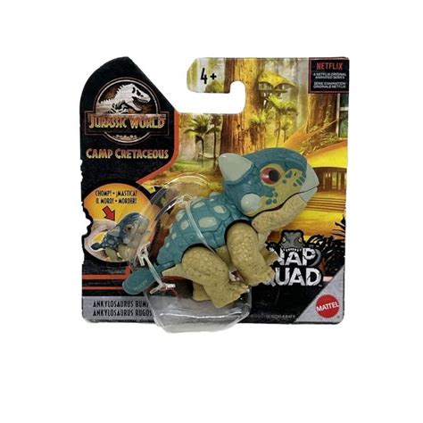 Mattel Jurassic World Snap Squad Ankylosaurus Bumpy Camp Cretaceous Lazada Singapore
