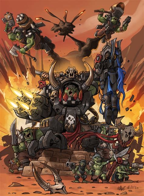 Warhammer 40k More Ghazghkull Mag Uruk Thraka And Yarrick Comics And Memes Album On Imgur