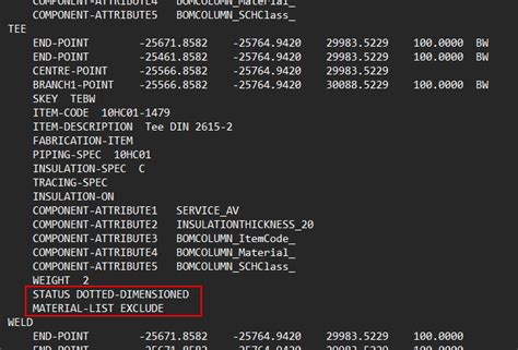 Components With Status Existing Are Still Included In The PCF File Of AutoCAD Plant D