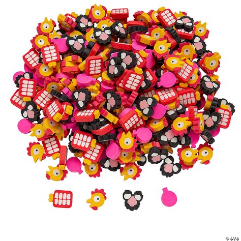 Bulk Mini Classic Gag Erasers Fun Express