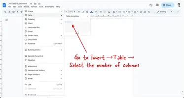 How To Make Uneven Columns In Google Docs