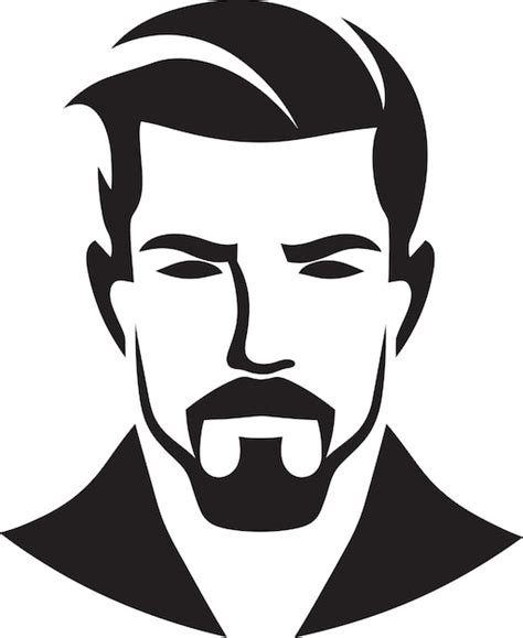 Premium Vector Dynamic Masculinity Man Vector Blacksilhouettes In