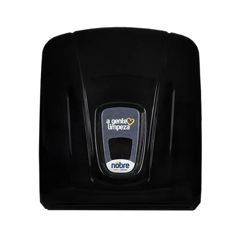 Dispenser Preto Papel Toalha Interfolhado Nobre Bergaplast Distribuidora